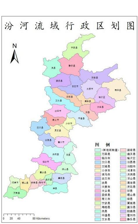 Administrative Division Map Of Fenhe River Basin Involving Counties And Download Scientific