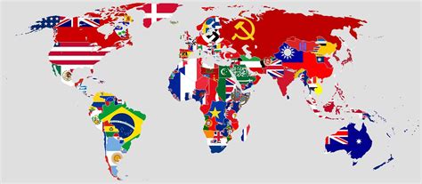 Flag Map Of The World 1942 Rvexillology