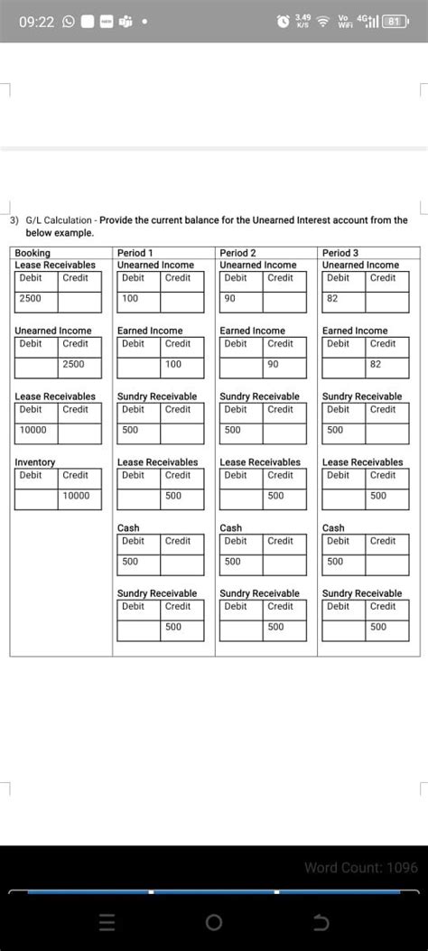 Bhagaban Parida On Linkedin Try To Calculate Current Balance For The Unearned Interest From The