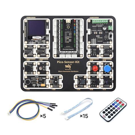 Raspberry Pi Pico Entry Level Sensor Kit Разширителна платка с комплект модули за Raspberry Pi