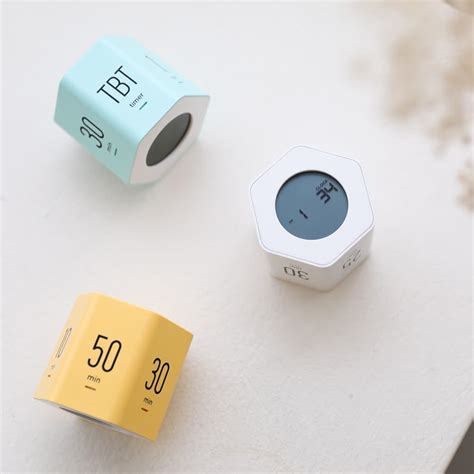 Mooas Multi Hexagon Timer Clock Digital Clock Alarm Timer Pomodoro