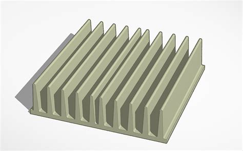 3d Design Stepper Heatsink Tinkercad