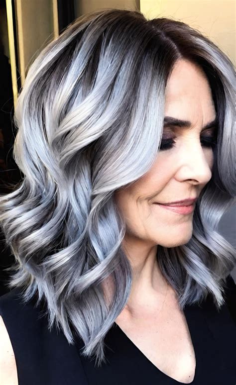 23 Grey Hairstyles For Women Medium Length Haircuts