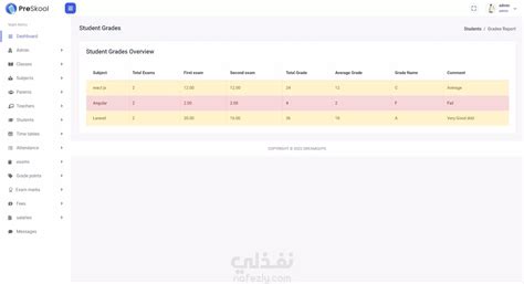 School Management System Laravel نفذلي