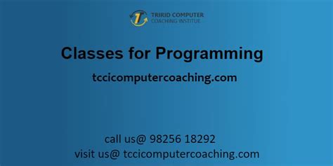 Classes For Programming