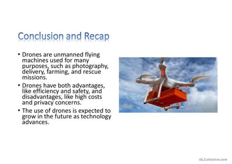 Introduction To Drones Discussion St English ESL Powerpoints