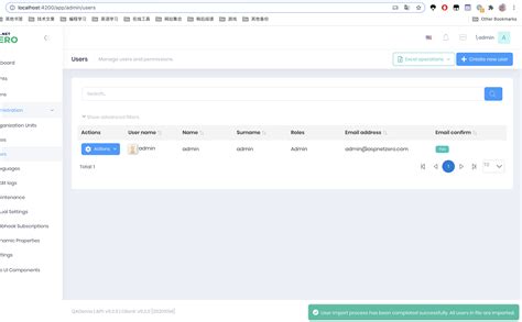import users from excel throws null exception 9834 support center asp zero support