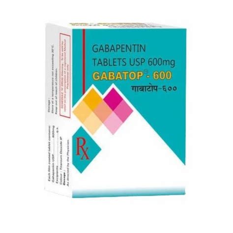 600mg Gabatop Gabapentin Tablet At ₹ 374 Box In Nagpur Id 2855680944891