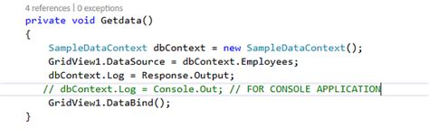 How To View Linq To Sql Generated Sql Queries And Using Stored
