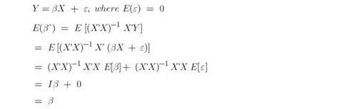 Linear Regression With Ols Unbiased Consistent Blue Best Efficient Estimator Towards