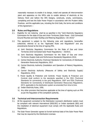 Ppa Agreement Draft PDF
