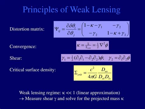 PPT Weak Lensing PowerPoint Presentation Free Download ID 4673244