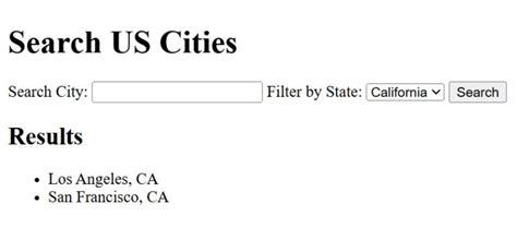 How To Implement Search With Dropdown Filter In Python Django