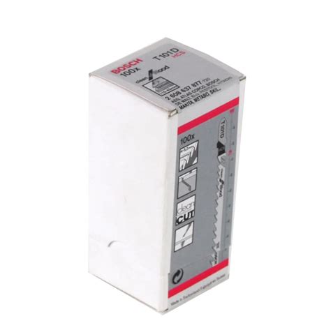 Bosch T 101 D Hojas De Sierra De Calar Clean For Wood Para Madera 100