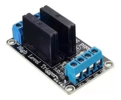 3 X Módulo Relé Estado Sólido 5v 2 Canais Para Arduino Ssr Parcelamento Sem Juros
