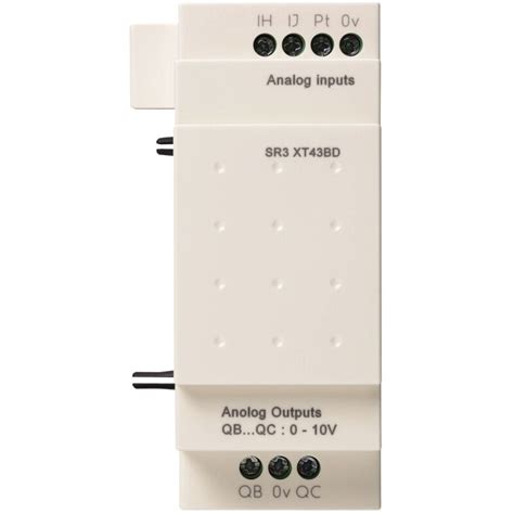Sr3xt43bd Schneider Automate Zelio Logic Module D Extension E S Analogique 4 E S 24vcc