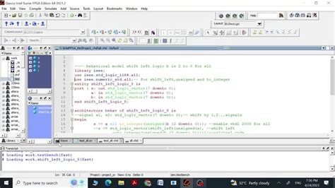 Sll Logical Shift Left Design Rtl Code In Verilog And Vhdl With Testbenc Behavioral Model