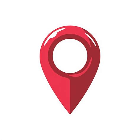 A Red Location Pin Commonly Used In Maps And Navigation Apps Premium Ai Generated Vector