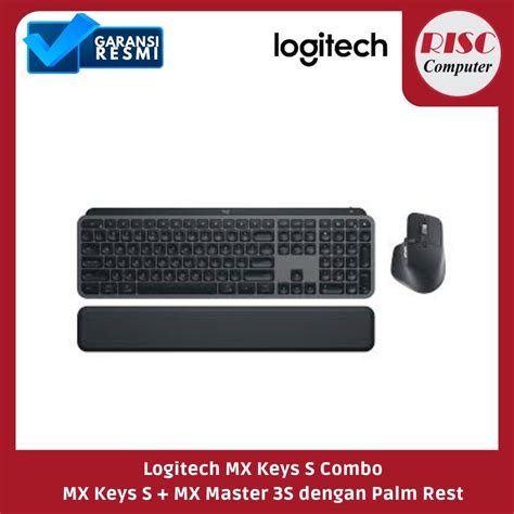Jual Logitech Mx Keys S Combo Mx Keys S Mx Master 3s Dengan Palm Rest Shopee Indonesia