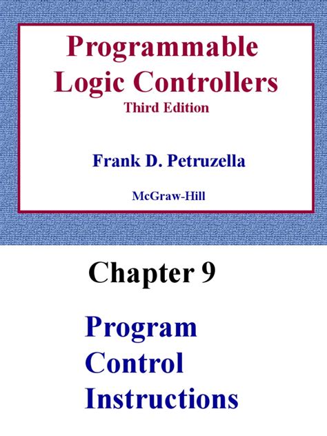 Chapter 09 Program Control Instructions Pdf Programmable Logic