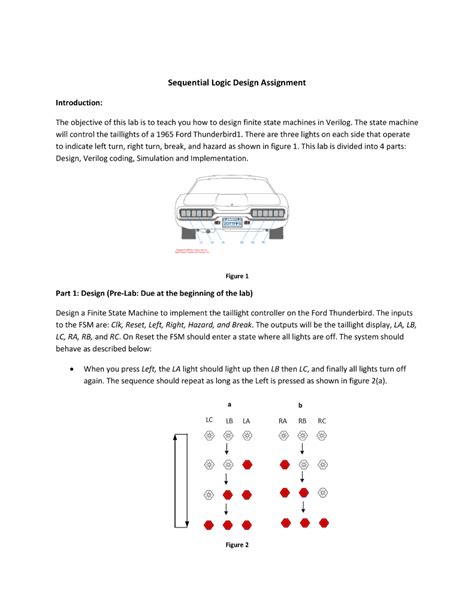 Sequential Logic Design Assignment Introduction The Chegg