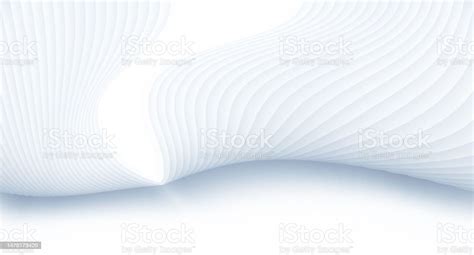 물결 모양의 선이 있는 추상 흰색 배경 흰색 물결 모양 선 질감 배경 3d 렌더링 그림 0명에 대한 스톡 벡터 아트 및 기타 이미지 Istock