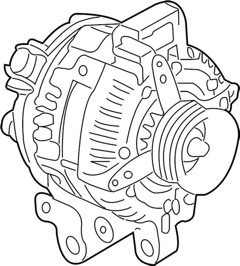 Cadillac Cts Generator Assembly Ats 3 6l W V Series 22807980 Mcelveen Buick Gmc