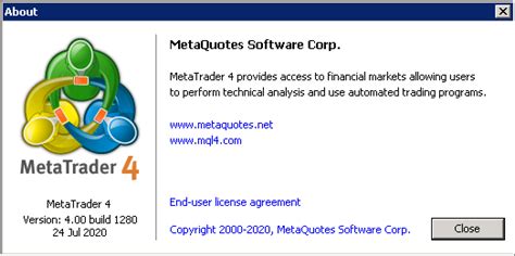 New Metatrader 4 Platform Build 1280 Metatrader 4 Mql4 And Metatrader 4 Mql4 Programming Forum