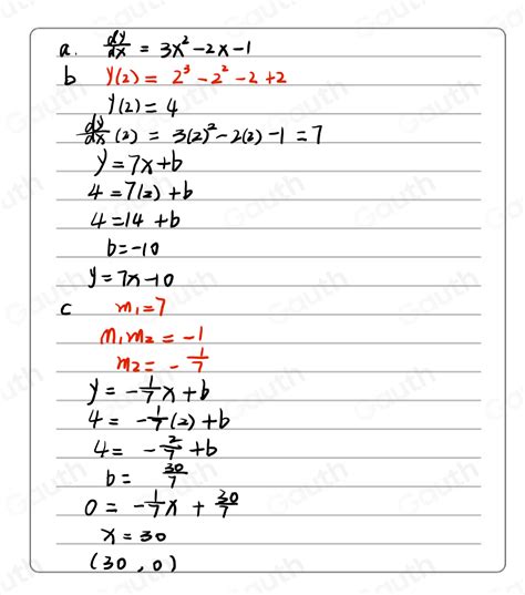 solved 11 a curve c has equation y x 3 x 2 x 2 the point p has x