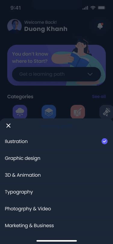 Academy Online E Learning App React Native Cli Ui Kit By Jsmthemes