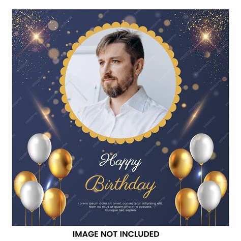 생일 축하 카드 프리미엄 벡터