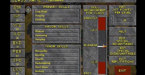 Vanilla Daggerfall Custom Pure Warrior Build 1 Album On Imgur