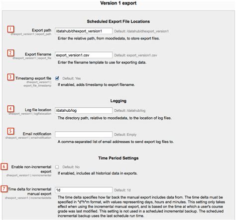 Data Hub 20 Exporting Grade Information From Moodle Via Dh
