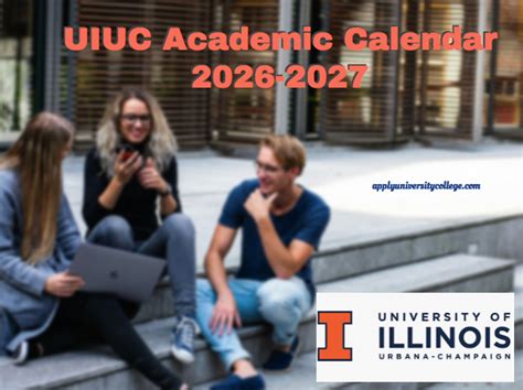 UIUC Academic Calendar 2026 2027 University College