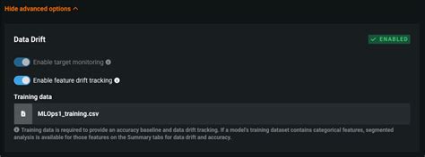 Configure Deployment Settings Datarobot Docs