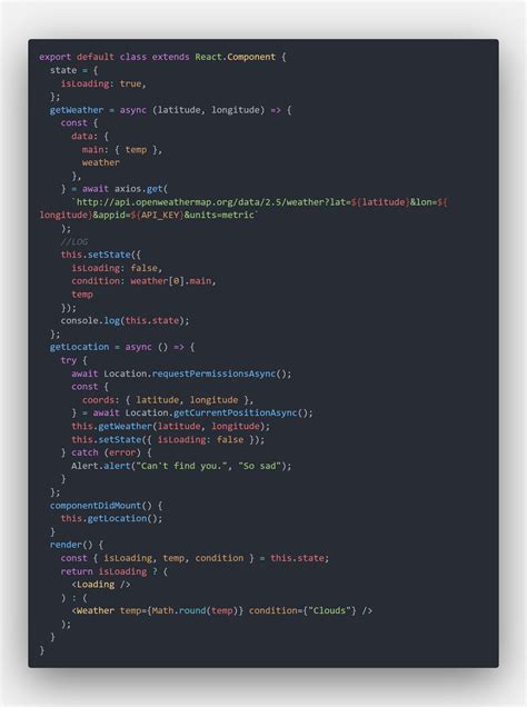 Reactnative 입문기 Nomadcoder 날씨 앱 만들기