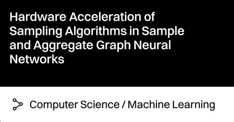 Hardware Acceleration Of Sampling Algorithms In Sample And Aggregate