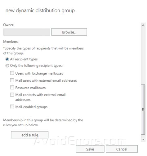 How To Create Dynamic Distribution Group In Office 365 Avoiderrors