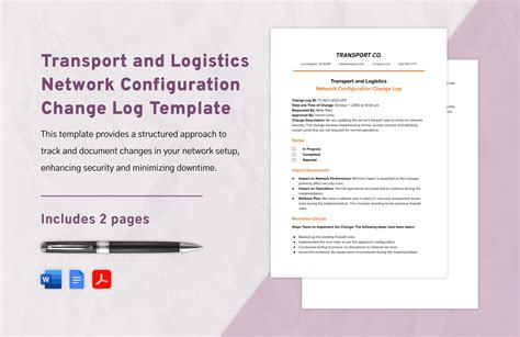 Free Change Log Templates Editable And Printable