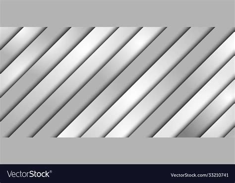 Abstract 3d White And Gray Diagonal Stripe Layer Vector Image