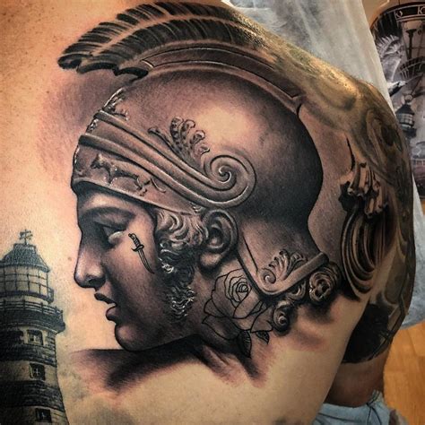 Achilles Greek Mythology Tattoo
