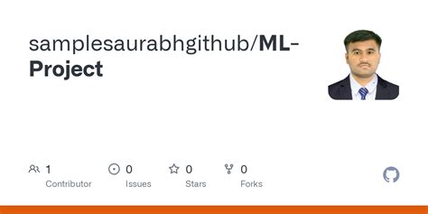 GitHub Samplesaurabhgithub ML Project