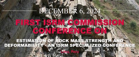 First Isrm Commission Conference On Estimation Of Rock Mass Strength