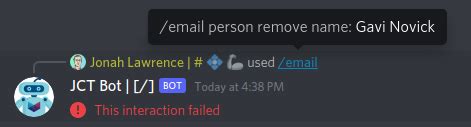 Email Person Remove Causes ForeignKeyViolation Error Issue DenverCoder Jct Discord