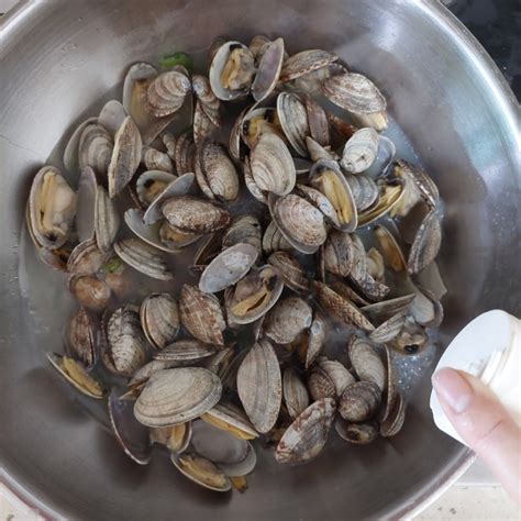 바지락술찜 레시피 바지락 해감 방법