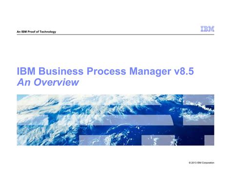 Ibm Bpm Overview Pdf
