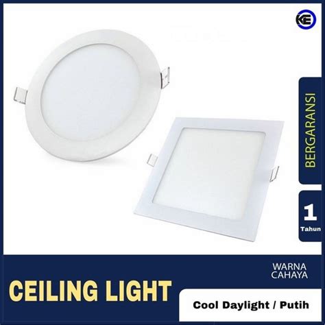 Jual Lampu Downlight Led Panel Watt W Watt Warna Putih Di Lapak Teknik Baru Elektrik