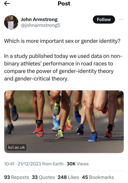 Sex Matters When It Comes To Non Binary Races Mumsnet