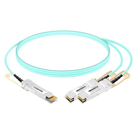 400g Qsfp Dd To 4x100g Qsfp56 Aoc 3 Meters Ascentoptics