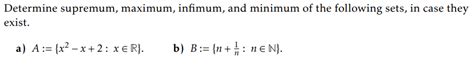 This Is An Advanced Calculus Question With Subparts Chegg Com